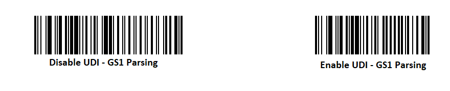 Enable or Disable UDI and Blood Bag ISBT 128 Parsing via Programming ...