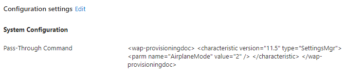 Disable Access to Airplane Mode Via MDM/EMM OEMConfig 11.9 and Later
