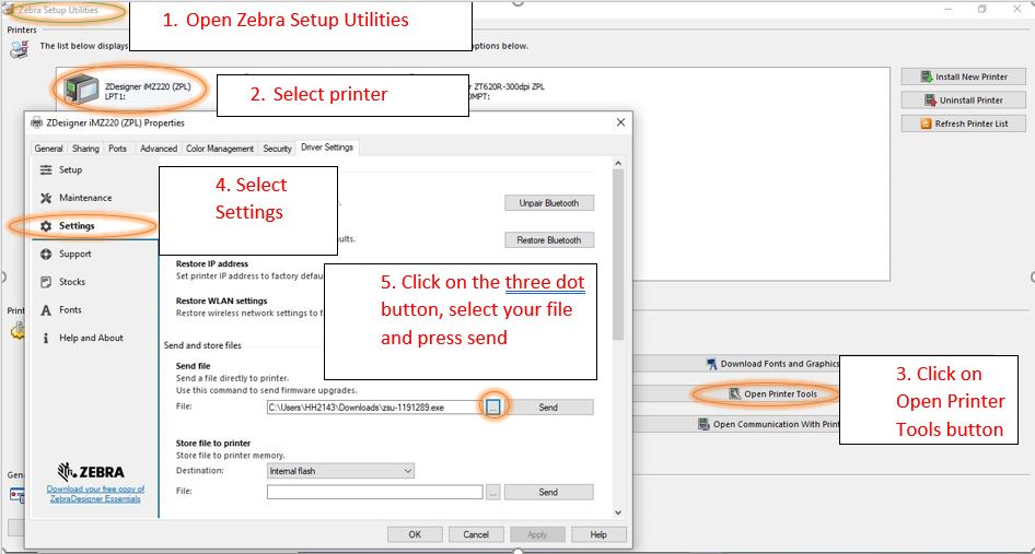 Printing Intermec Programming Language (IPL) with Zebra Printers