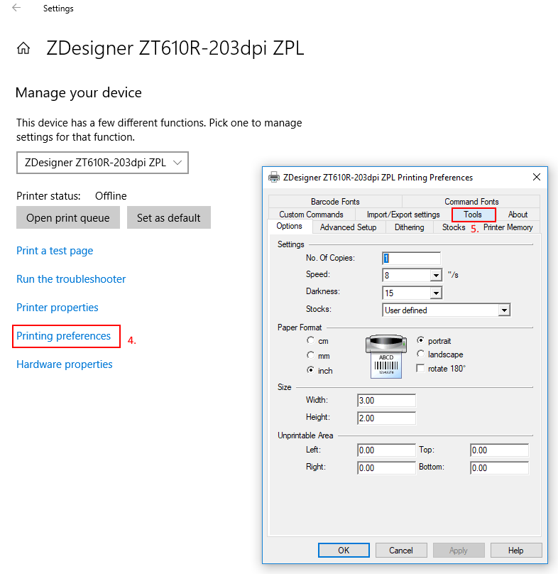 Sending ZPL Commands to a Printer