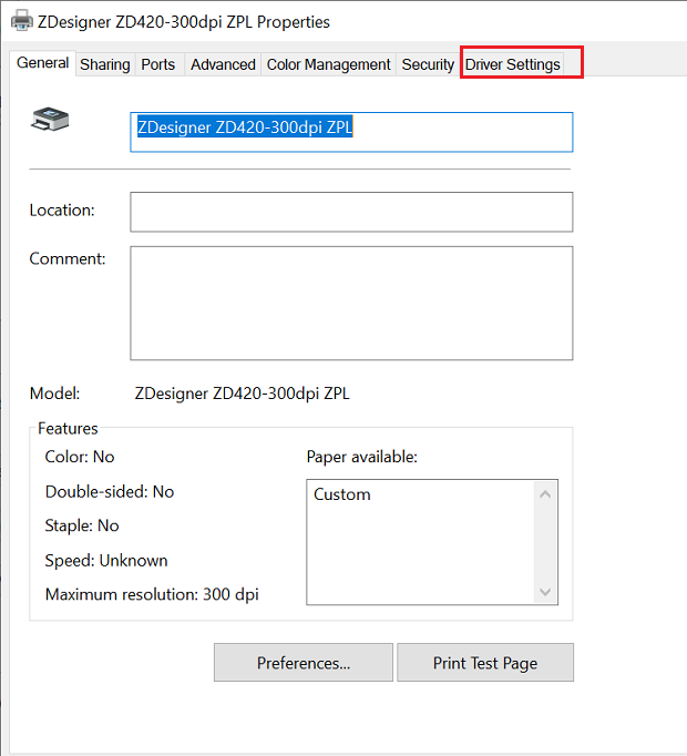 Sending ZPL Commands to a Printer