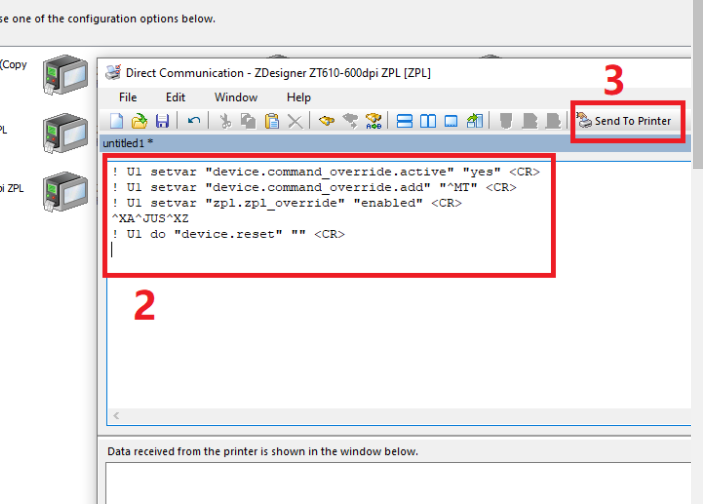 Solving Ribbon In or Ribbon Out Error After Printing Using the Command ...