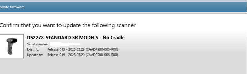 Updating Zebra Scanner Firmware Using the 123Scan Utility Paired over ...