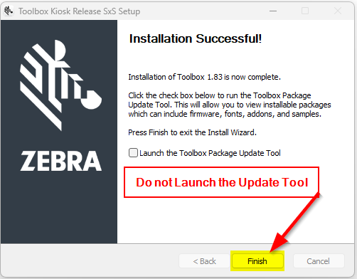 Installieren Sie die Zebra Toolbox und importieren Sie ein Profil