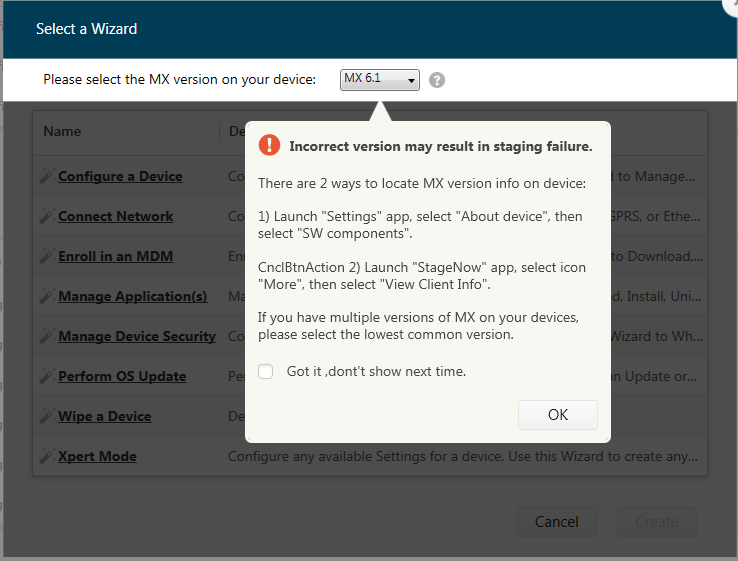 Importing DataWedge Settings Using StageNow