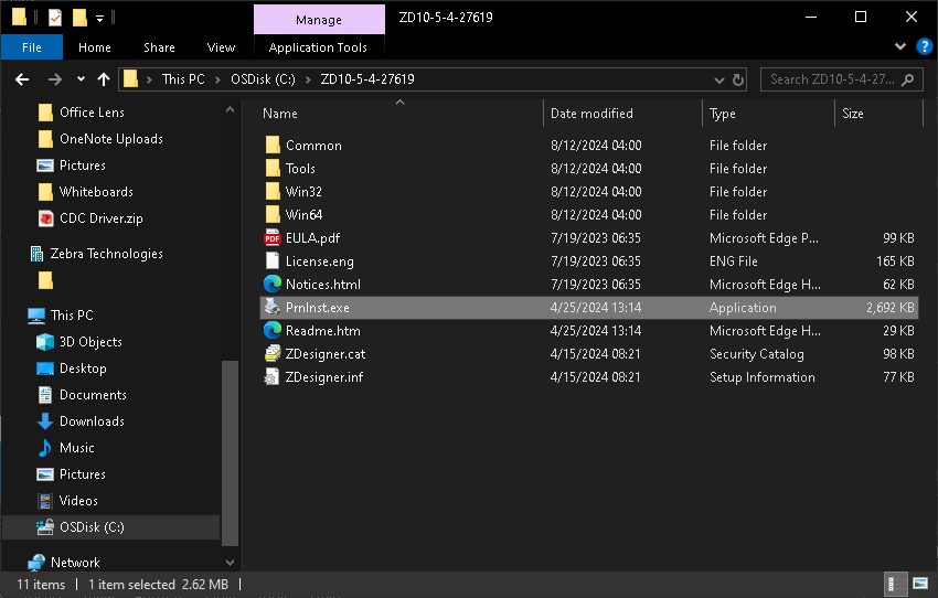 Install Zebra Printers Using ZDesigner Windows Driver v10